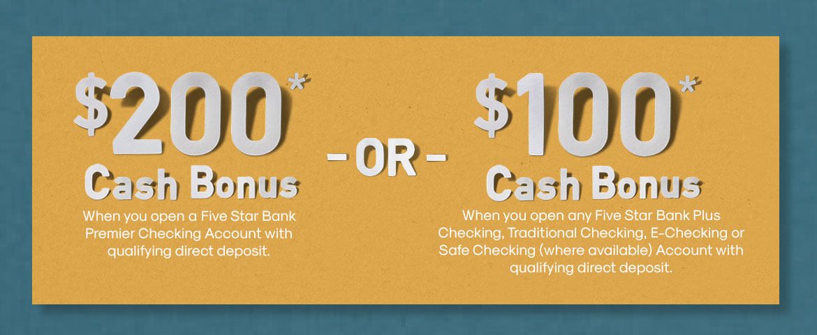 Personal Checking › Five Star Bank